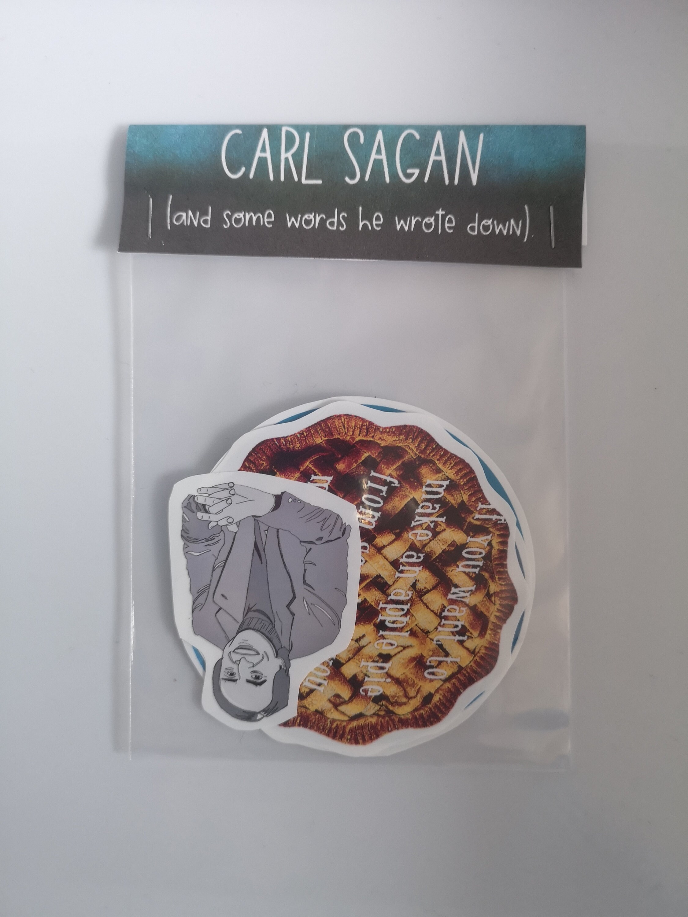 Carl Sagan Themed Sticker Set - Etsy