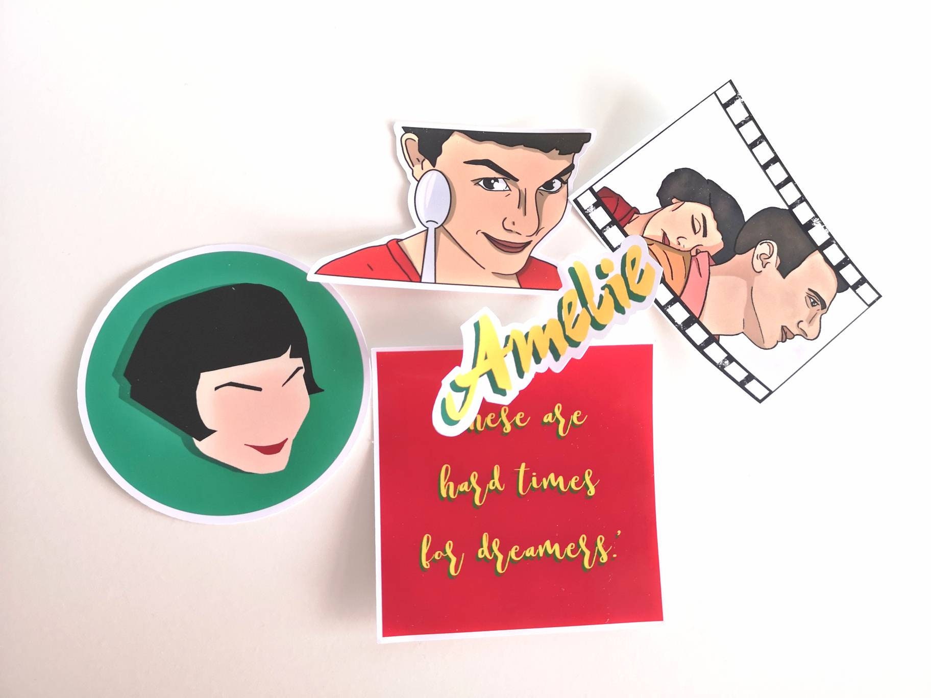 Amelie Movie Theme Sticker Pack - Etsy