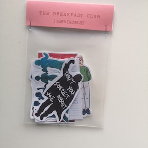 Breakfast Club Themed Stickers - Etsy