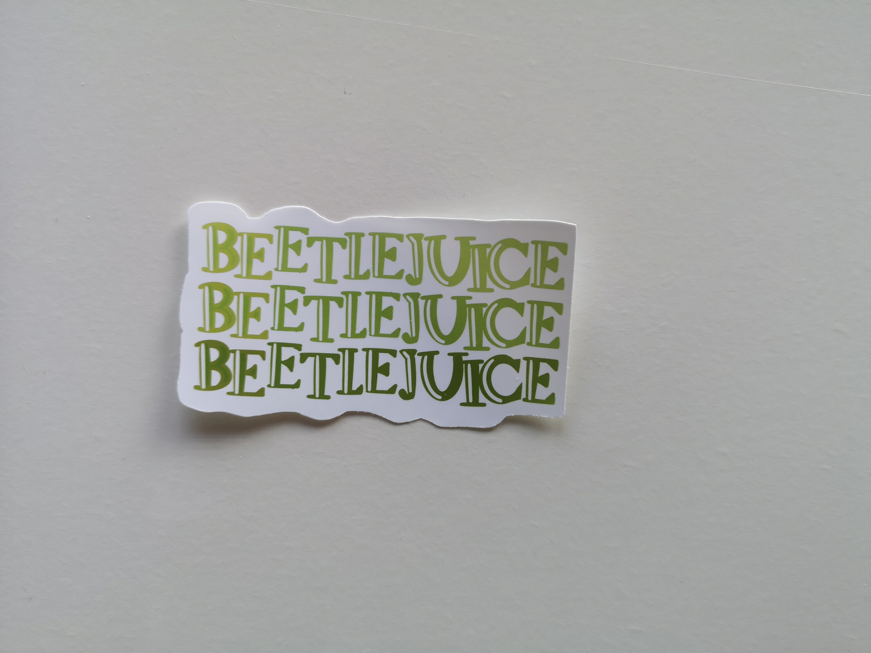 Beetlejuice Themed Sticker Set - Etsy