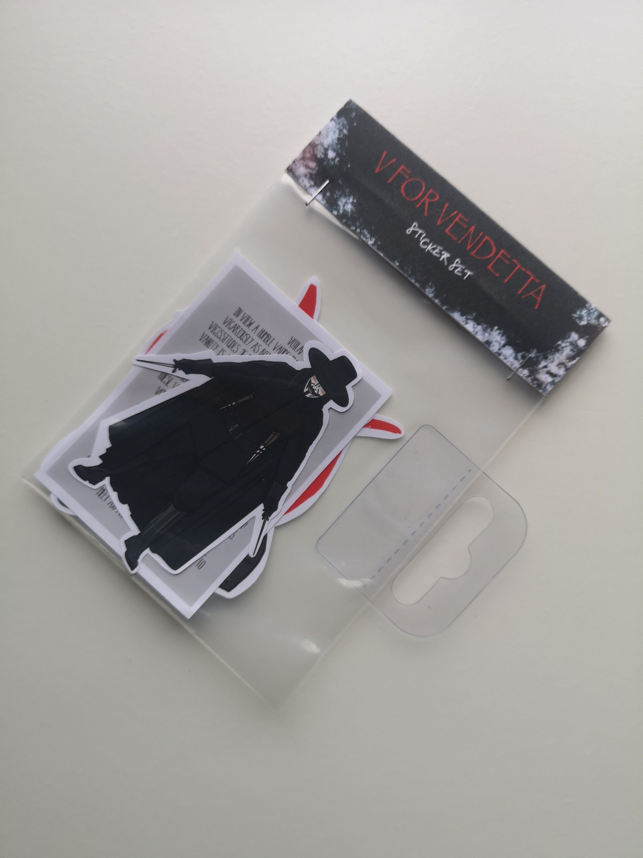 V for Vendetta Themed Movie Sticker Set - Etsy