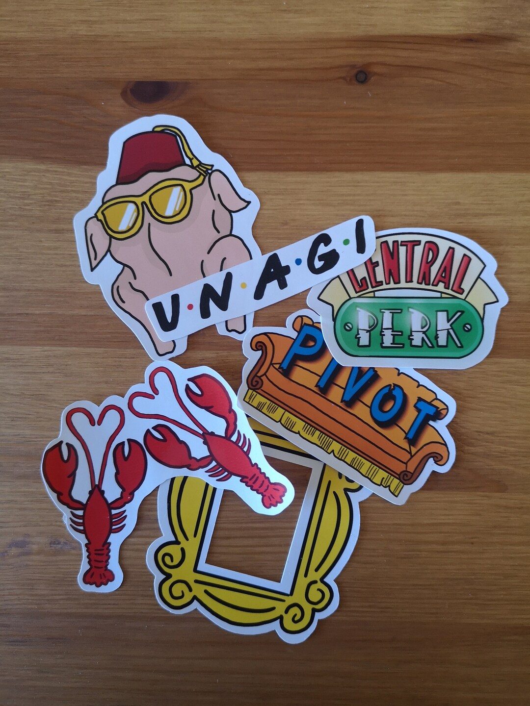 Friends TV Themed Sticker Set - Etsy
