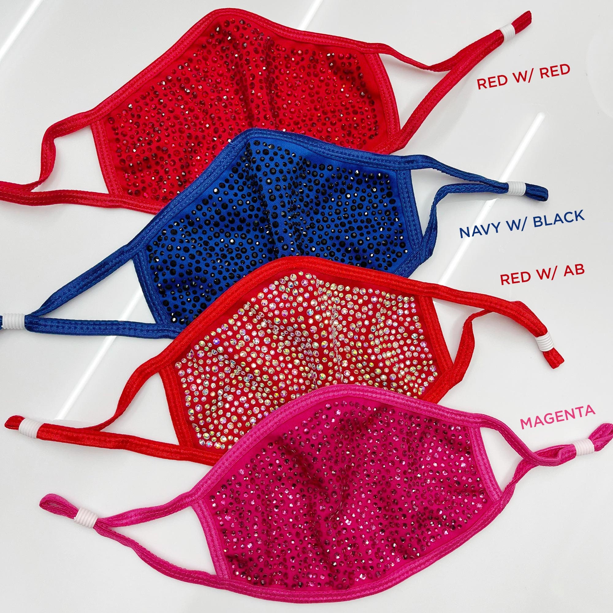 Black Rhinestone Mask With Filter Pocket, Bling Face Mask, Bedazzled ...