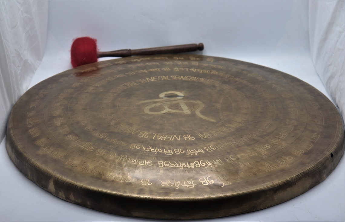 70 Cm Diameter Handmade Gongvarious Art and Rituals Crafts | Etsy