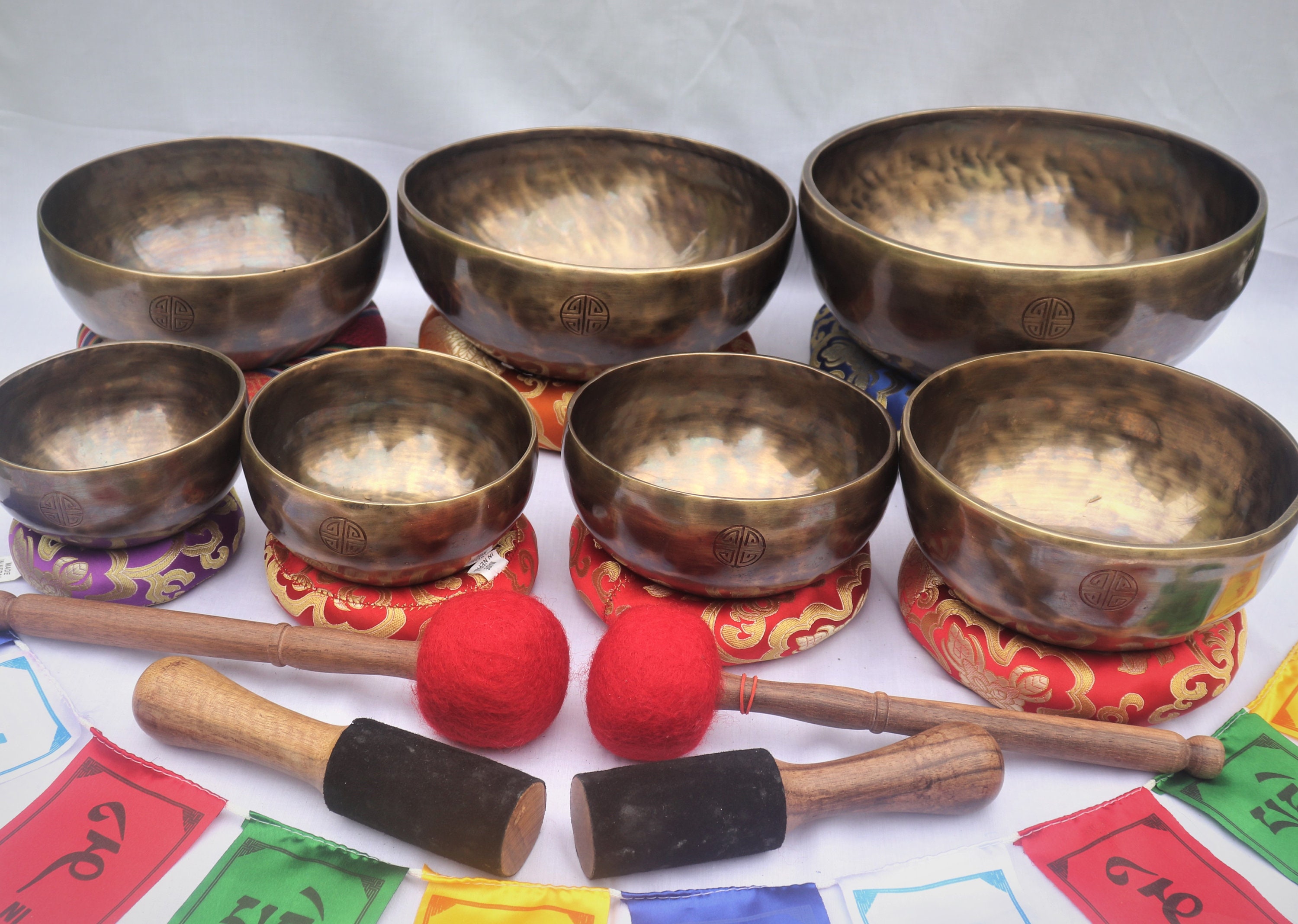 Professional Chakra Healing Full Moon Bowl Set-chakra - Etsy