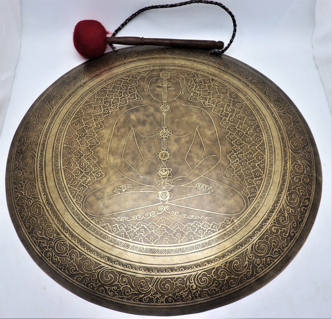 25 Inch Diameter Hand Made Tibetan Gong Sound Healing - Etsy