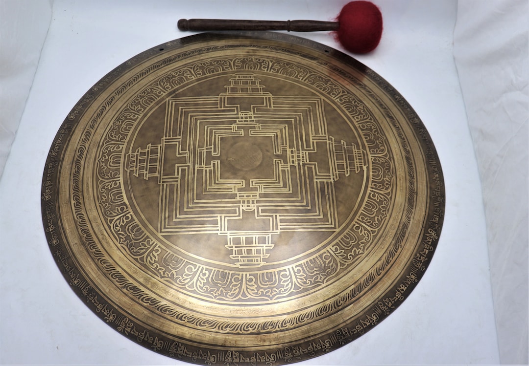 Extra Large 23 Inch Gong - Tibetan Gong Meditation, Sound Healing-hand ...