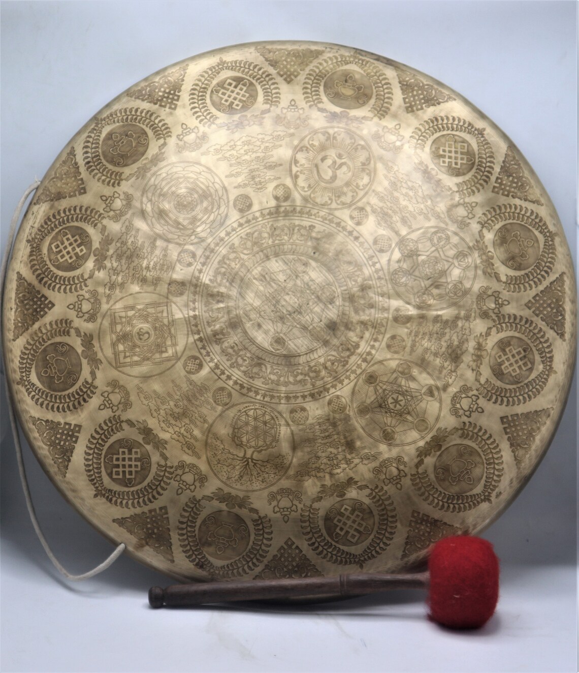 23 Inches Diameter Hand Made Gong Bell Himalayan Gong Sound - Etsy