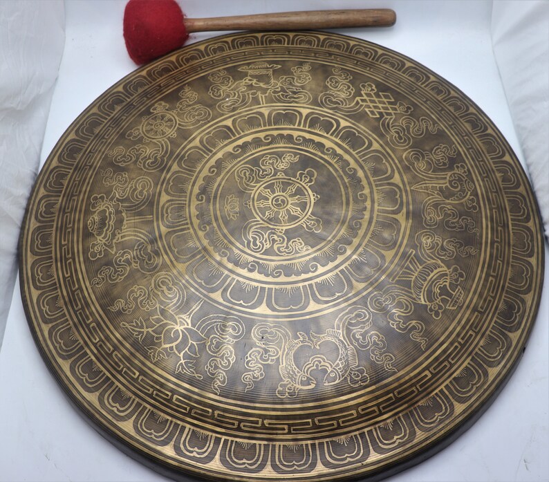 70 Cm Extra Large Handmade Gong-various Art and Rituals Crafts | Etsy