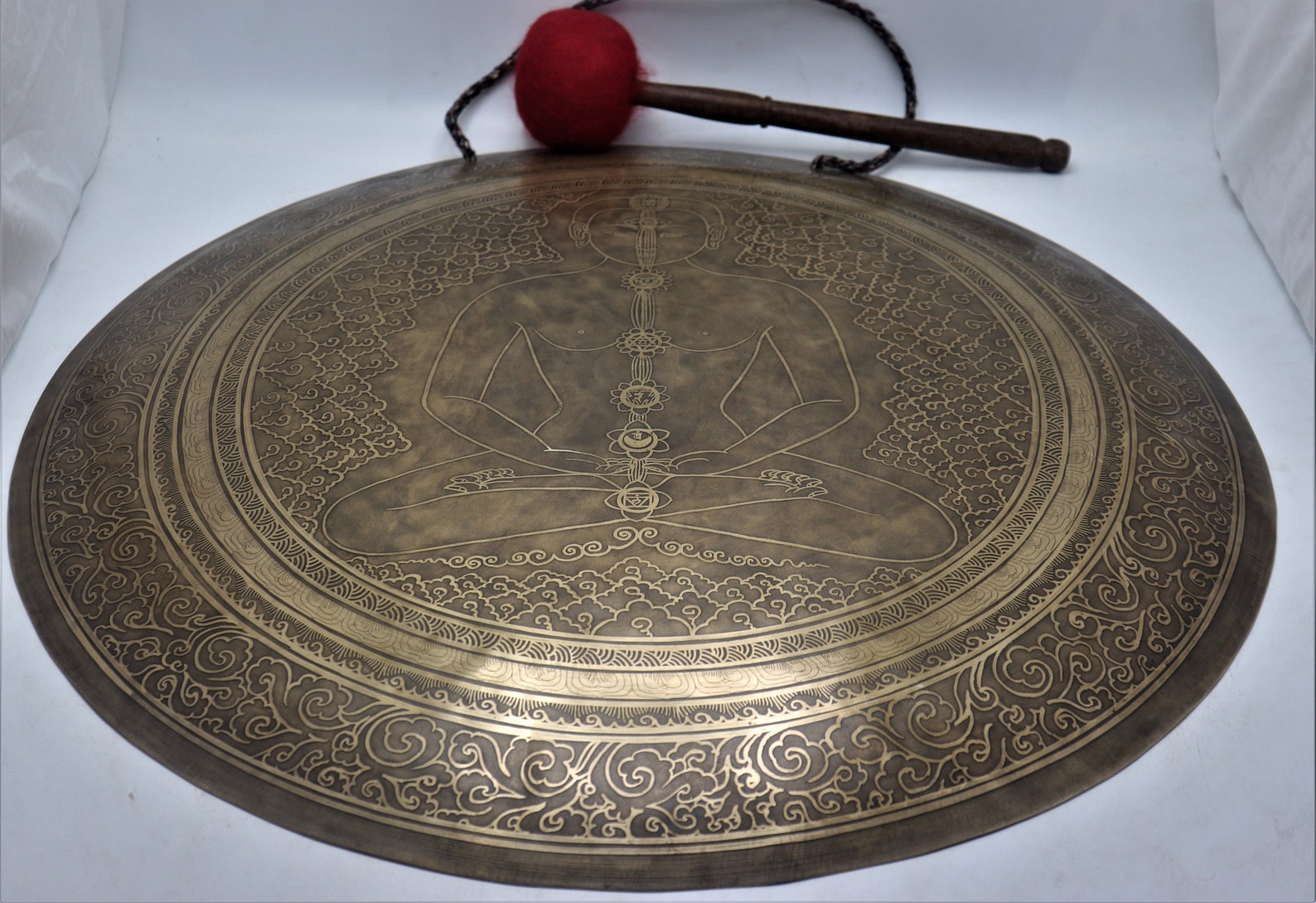 25 Inch Diameter Hand Made Tibetan Gong Sound Healing - Etsy