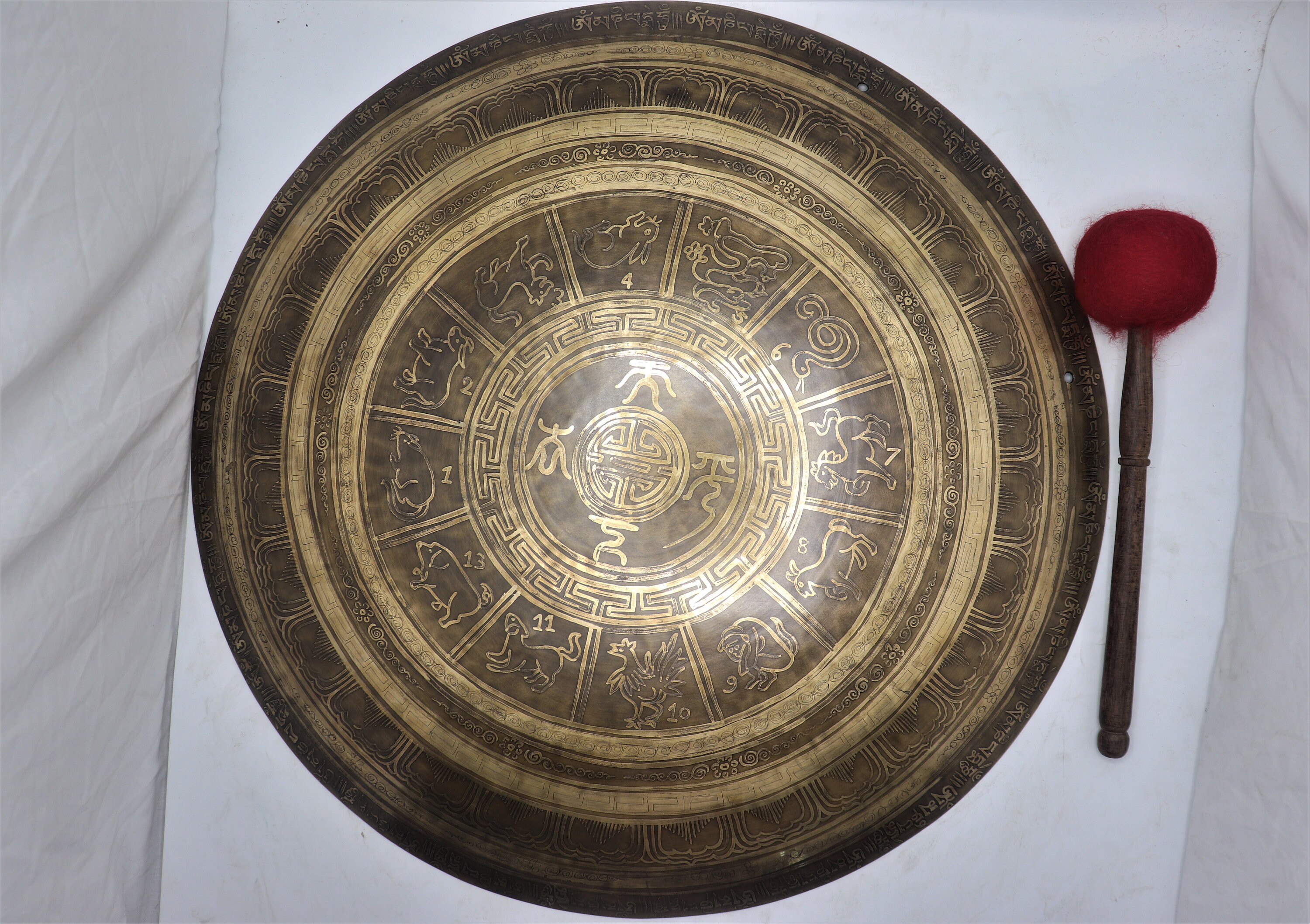 Extra Large 24 Inches Tibetan Gong Meditation Sound Healing - Etsy UK