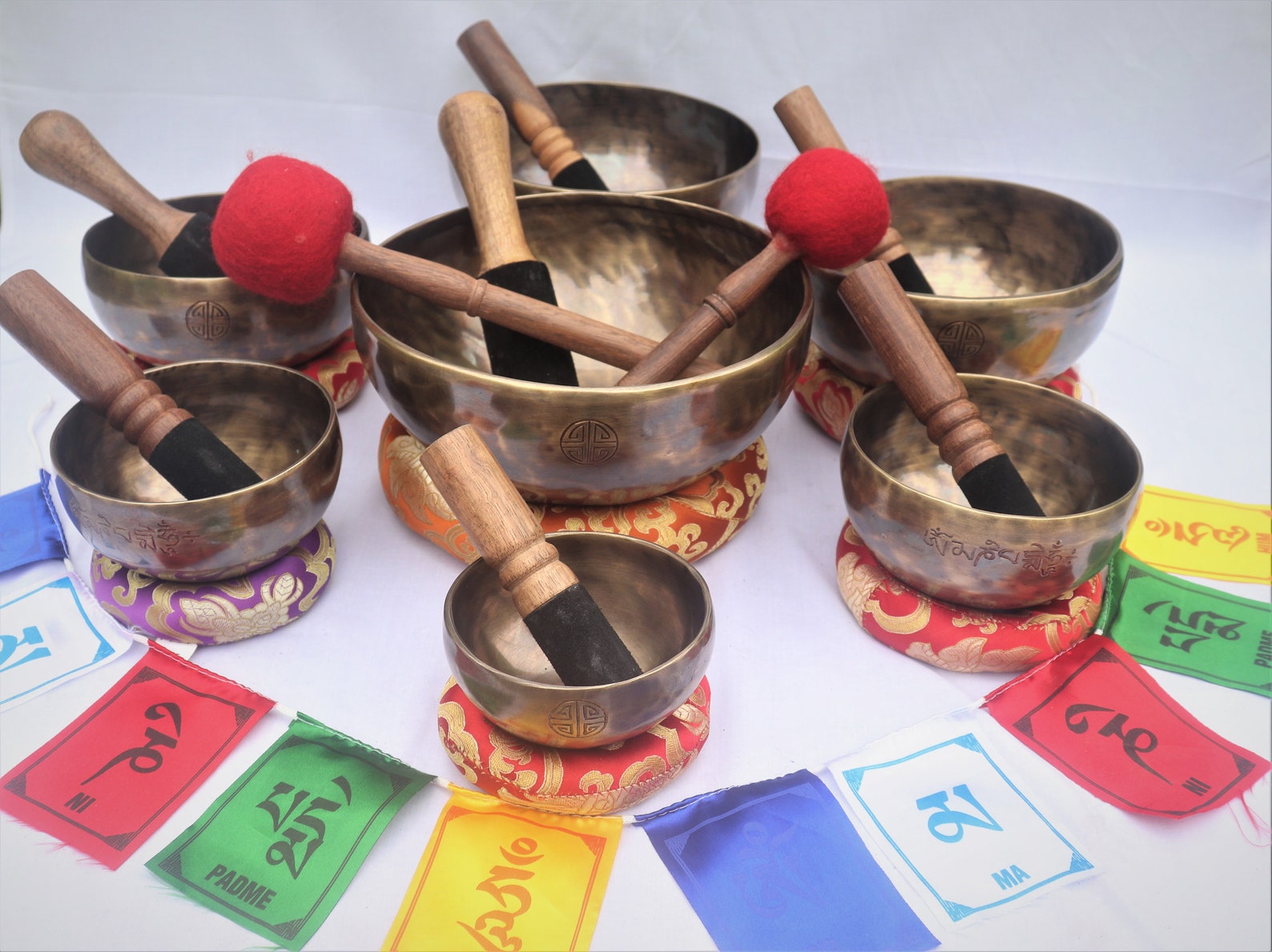 Professional Chakra Healing Full Moon Bowl Set-chakra - Etsy