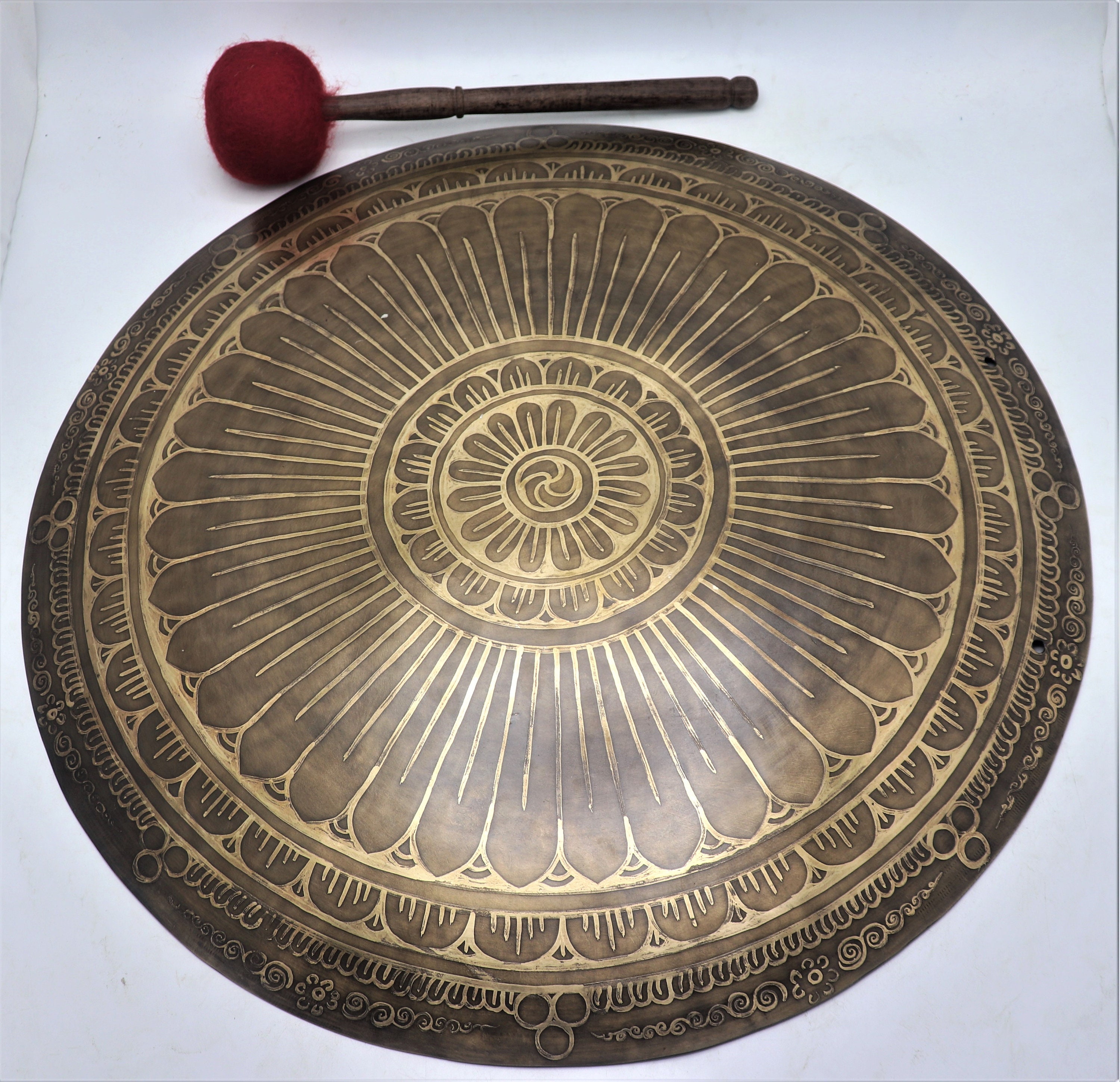 23 Inches Diameter Healing Hand Carved Handmade Gong-tibetan - Etsy