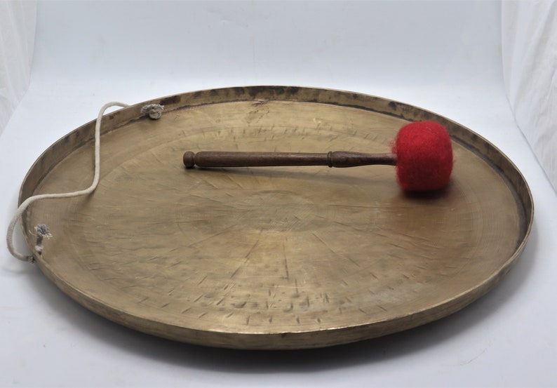 23 Inches Diameter Hand Made Gong Bell Himalayan Gong Sound - Etsy