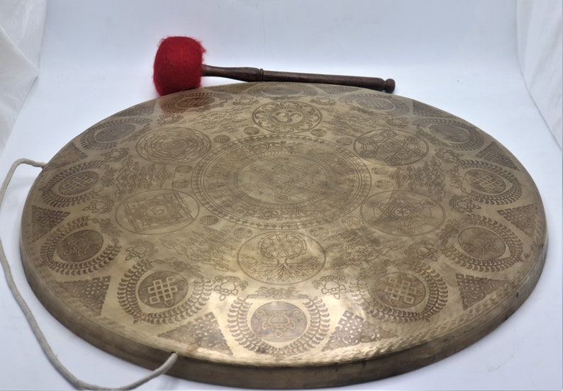 23 Inches Diameter Hand Made Gong Bell Himalayan Gong Sound - Etsy