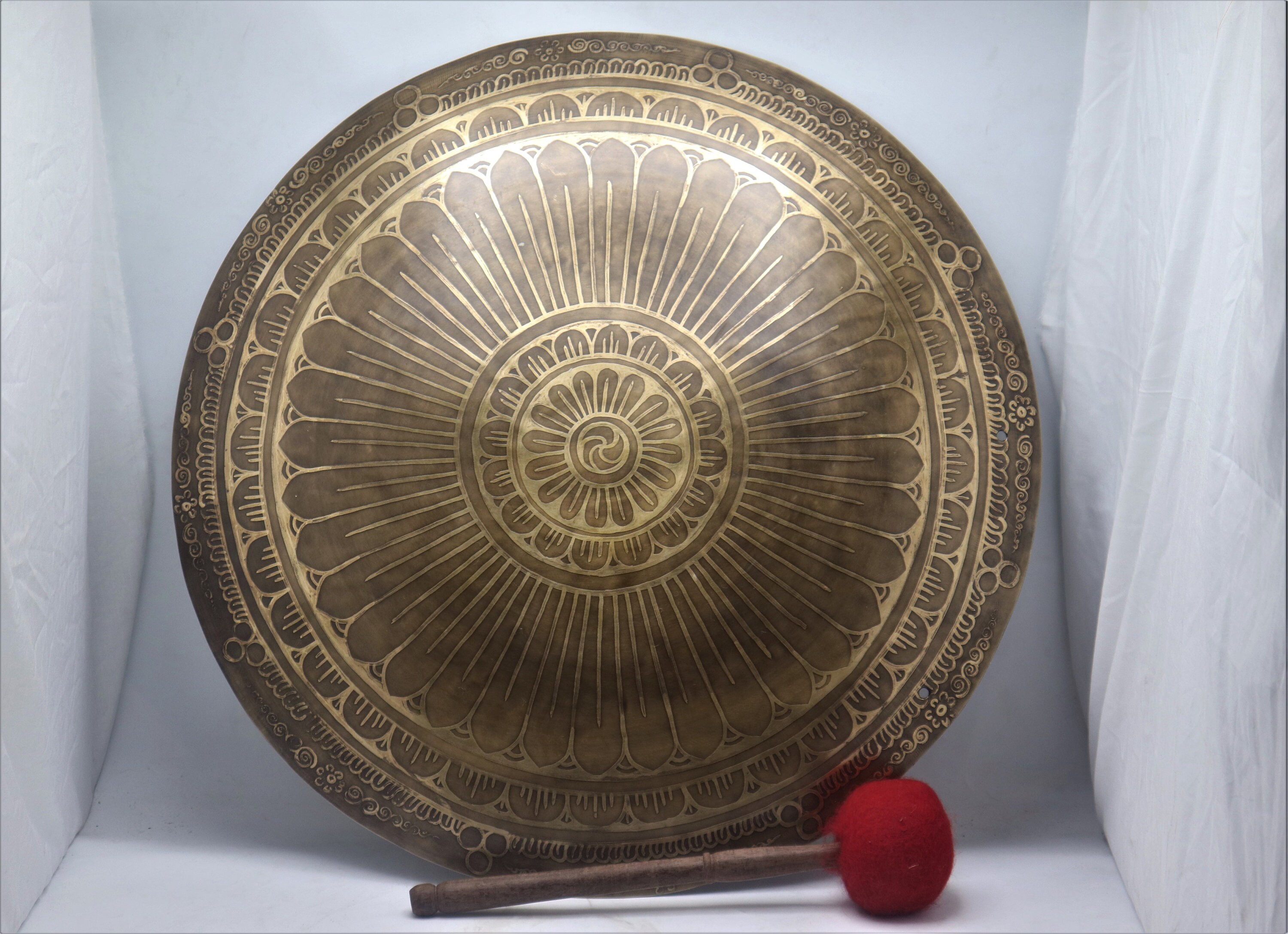 23 Inches Diameter Healing Hand Carved Handmade Gong-tibetan - Etsy