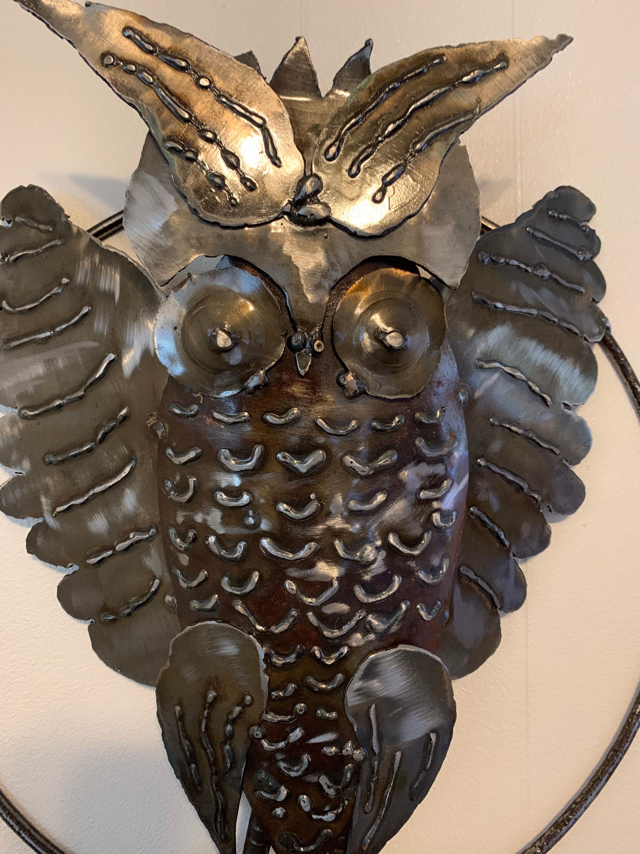 Outdoor Metal Owl Wall Art at Oscar Trundle blog