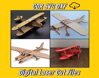 Laser Cut Plane Plans - Etsy