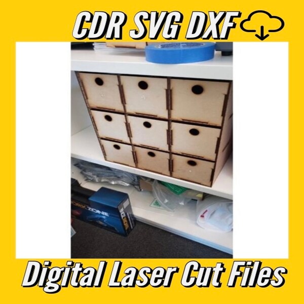 Shelf With Drawer Svg - Etsy