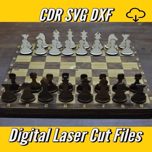 Chess Cut Files - Etsy