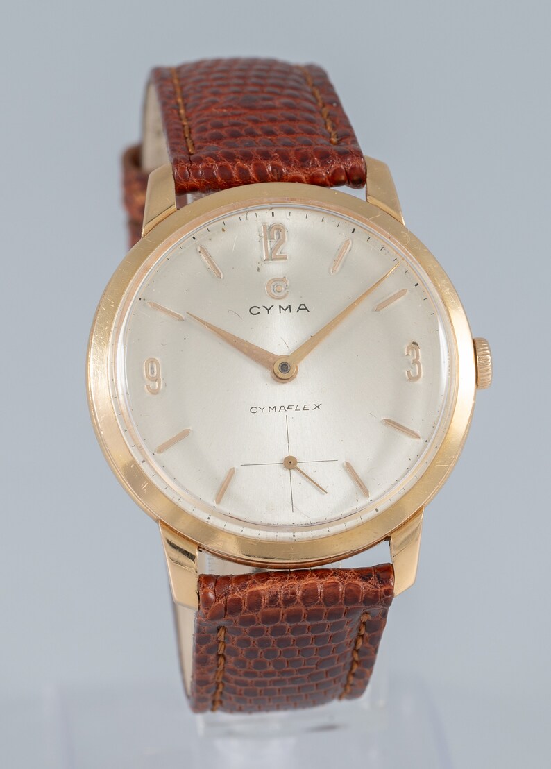 Cyma Cymaflex Yellow Gold 18k Cal 586K - Etsy Australia