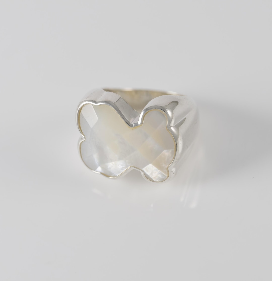 Tous Ring in 925 Silver and Mother-of-pearl by Color - Etsy