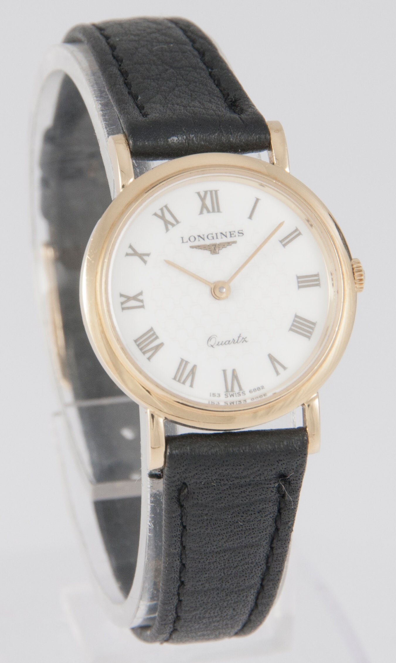 Longines Quartz Yellow Gold 18k Round Dial Caliber L153.4 - Etsy