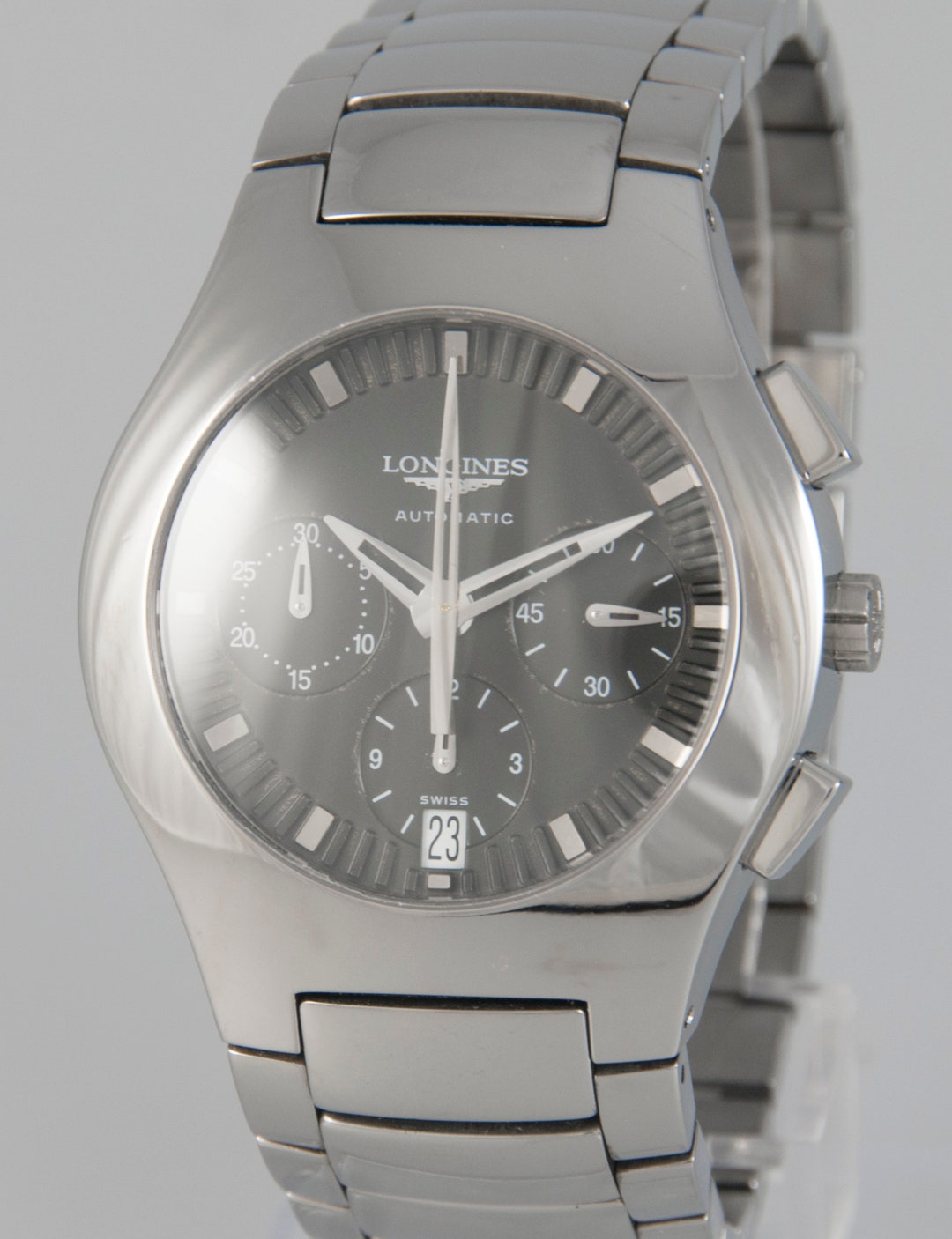 Longines Opposition Automatic Chronograph Titanium Ref: L3.622.1.526 - Etsy