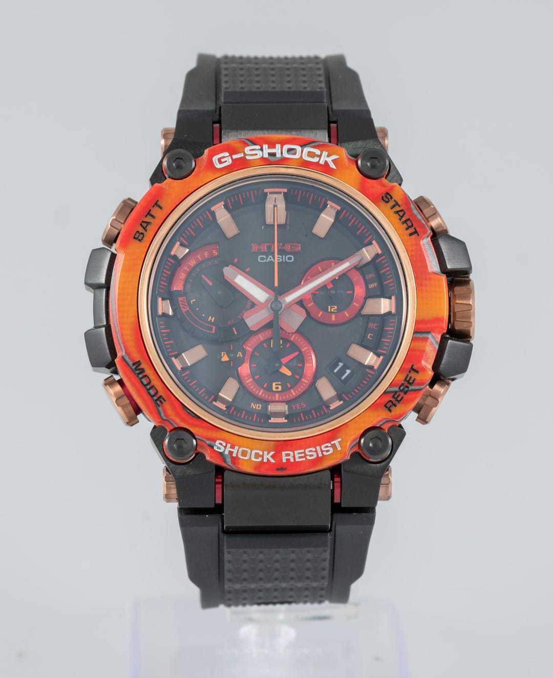 Casio G-shock 40th Anniversary Flare Red Ref: MTG-B3000FR-1AER - Etsy