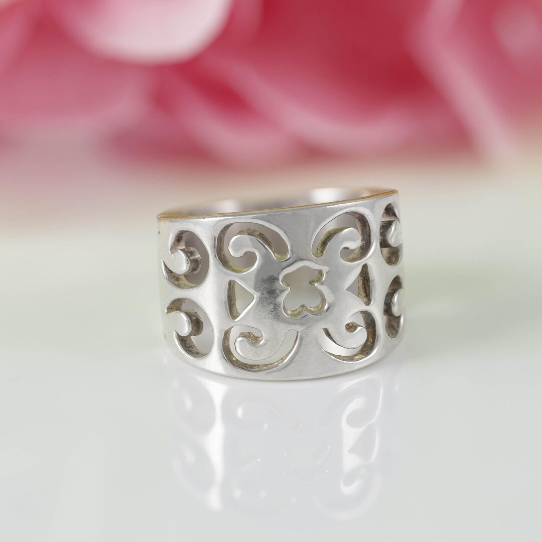 Tous Openwork Front Ring Bear Silhouette in 925 Silver - Etsy
