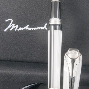 Montegrappa Muhammad Ali Sterling Silver Fountain Pen Limited Edition ...