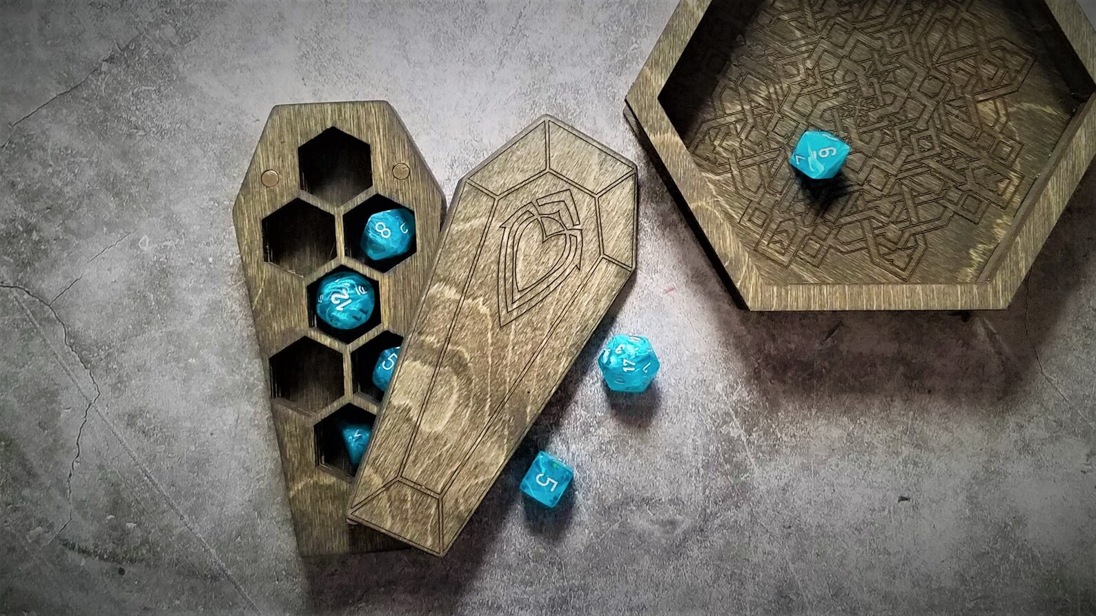 Coffin Dice Vault Halloween Dice Box Dungeons and Dragons | Etsy