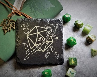 Dnd Slate Coaster | Etsy
