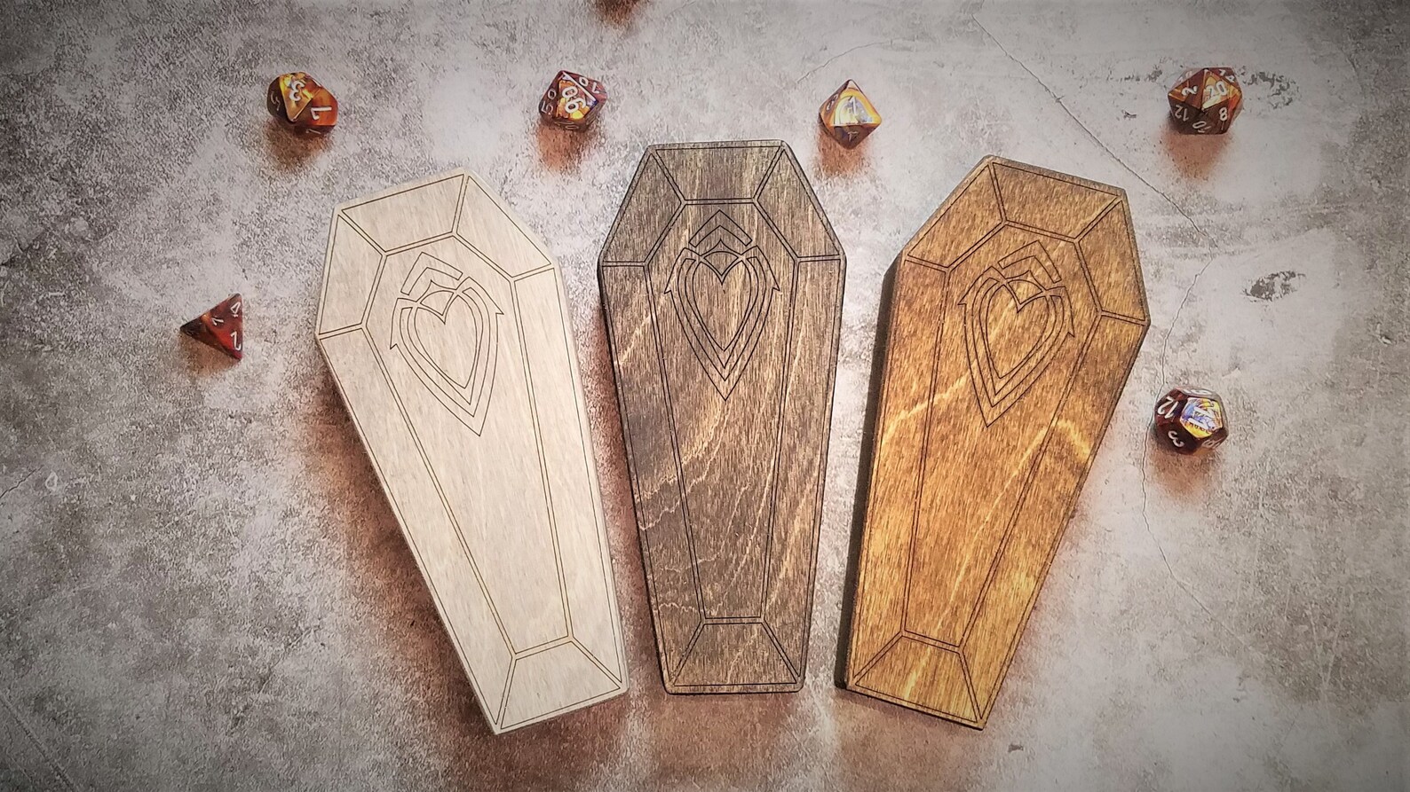 Coffin Dice Vault Halloween Dice Box Dungeons and Dragons - Etsy