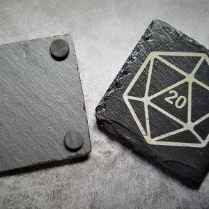 Dungeons and Dragons Custom Class Slate Coaster - Dnd- D&D - Tabletop ...