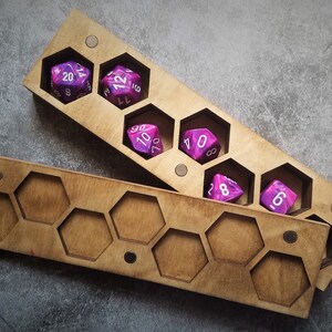 Dice Vault Moon Phase Dice Box Celestial Tabletop Gaming TTRPG RPG ...