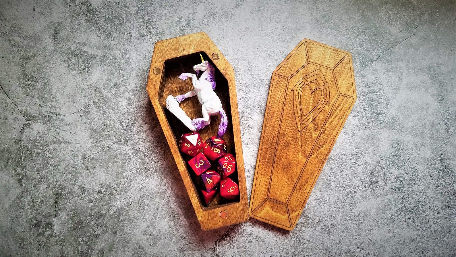 Coffin Dice Vault Halloween Dice Box Dungeons and Dragons - Etsy