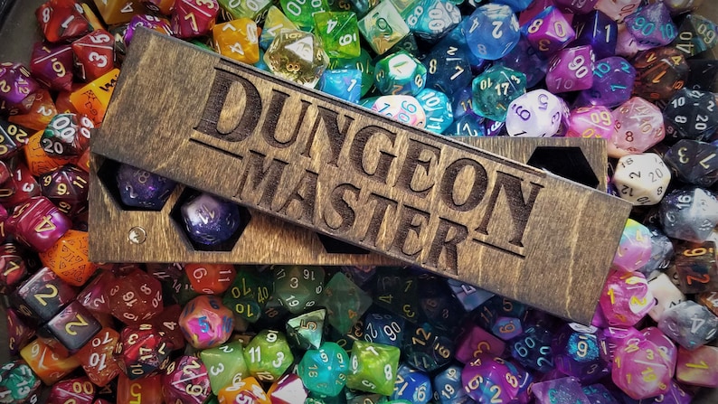 Dungeon Master Vault DM Dice Box Dungeons and Dragons - Etsy