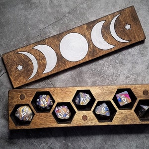 Dice Vault Moon Phase Dice Box Celestial Tabletop Gaming TTRPG RPG ...