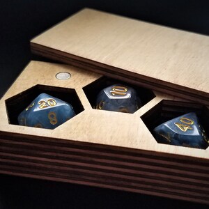 Dice Vault Moon Phase Dice Box Celestial Tabletop Gaming TTRPG RPG ...