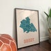 Brent Map Print // Map of Brent Print // Digital Prints // London Map ...