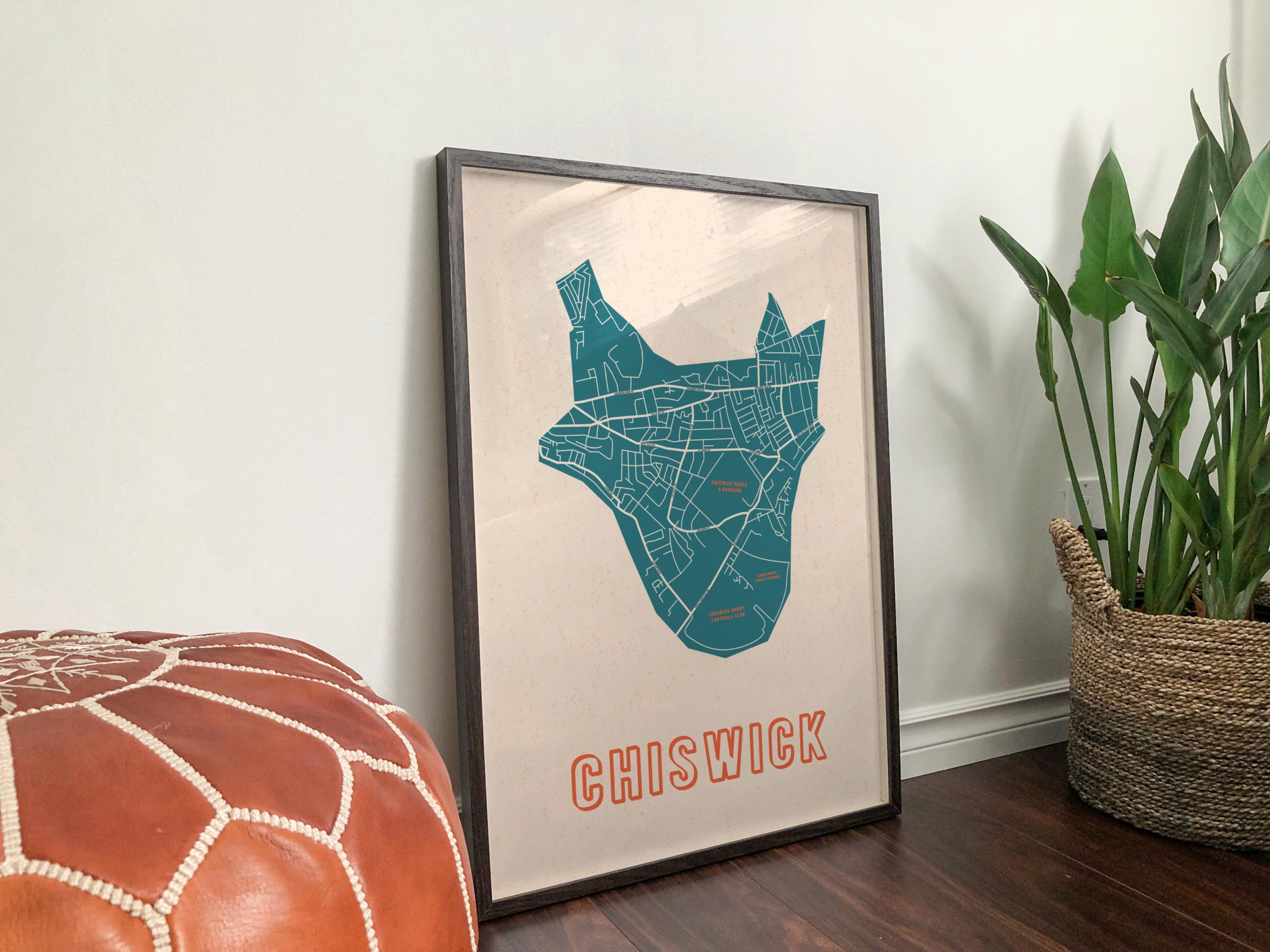 Chiswick Map Print // Map of Chiswick Print // Digital Prints - Etsy