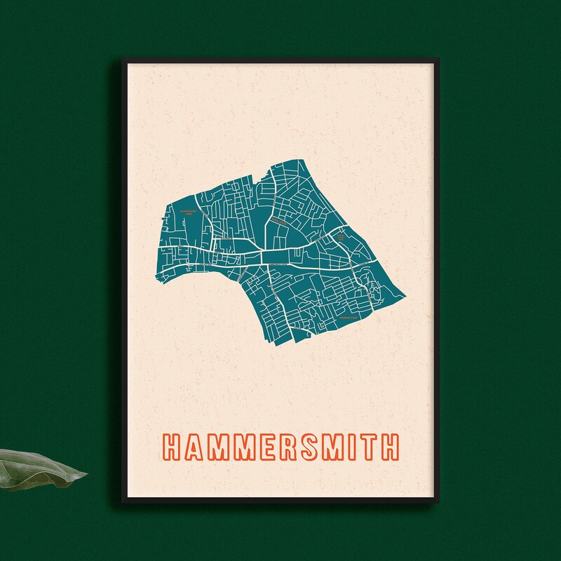 Map Print - Etsy
