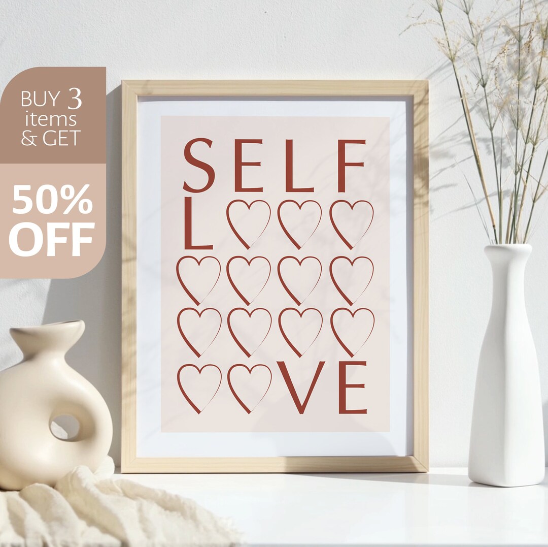 Positive Self-talk Poster SELF LOVE Care Art Body Positive - Etsy