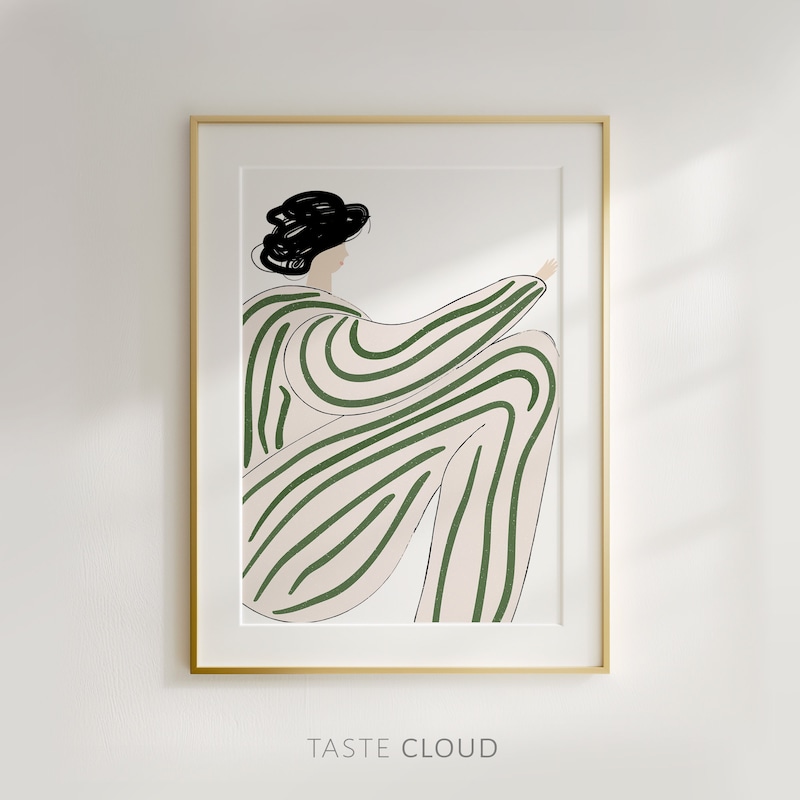 Fat Woman Line Art - Etsy