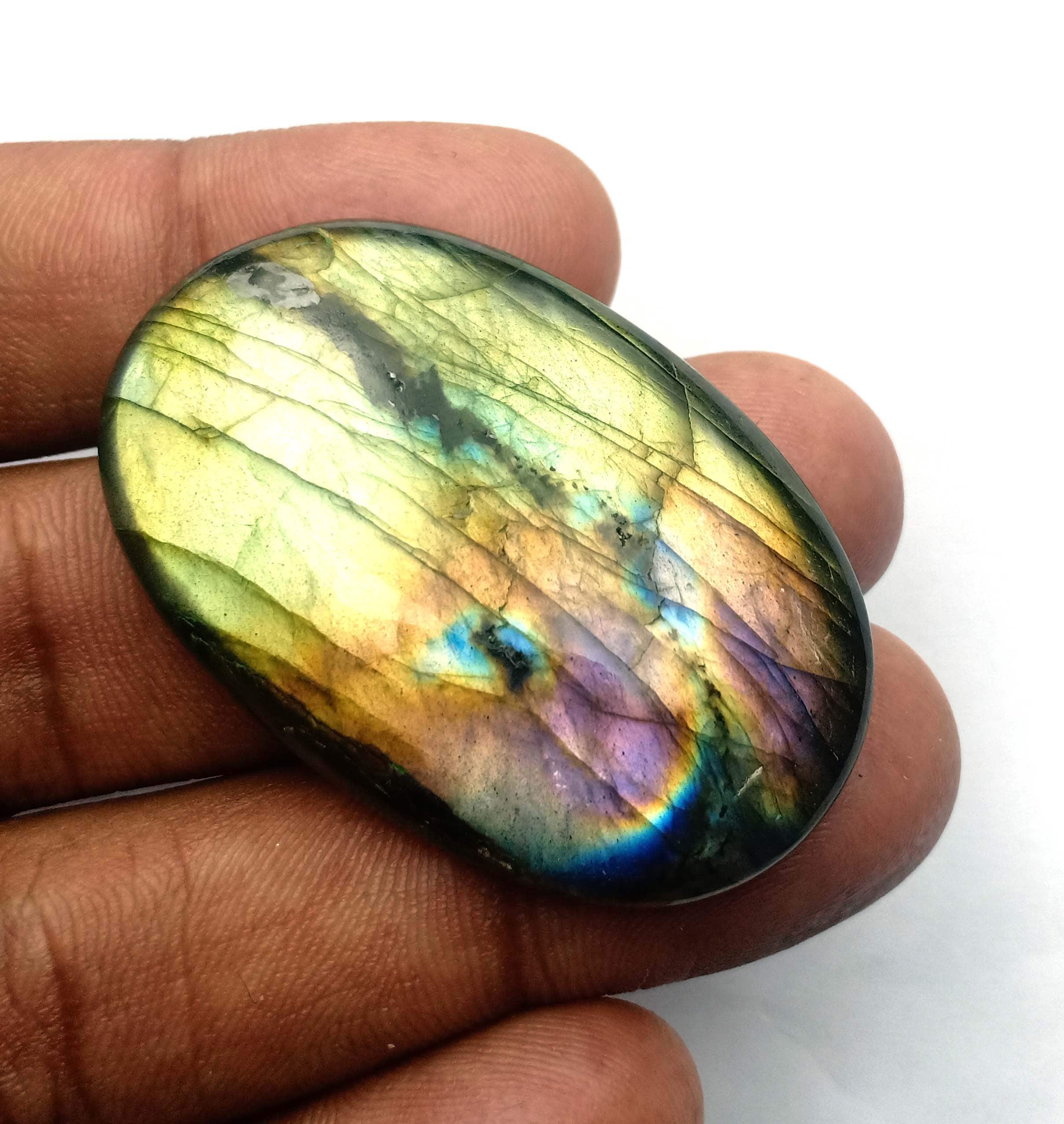 Natural Multi Purple Spectrolite Labradorite Cabochon Flashy ...