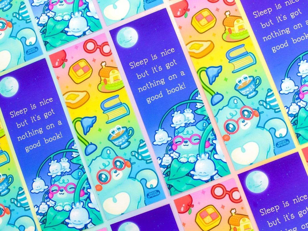 Cottage Core Cat Book Mark ~ Kawaii Bookworm Readers Gift ~ Light Cute ...