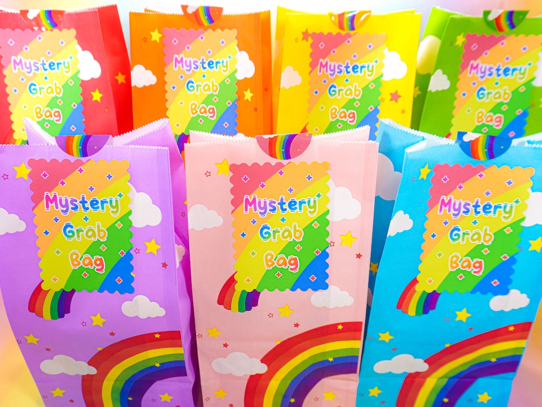 Mystery Grab Bags ~ Surprise Kawaii Pack ~ Discounted Art Sticker Bag ...