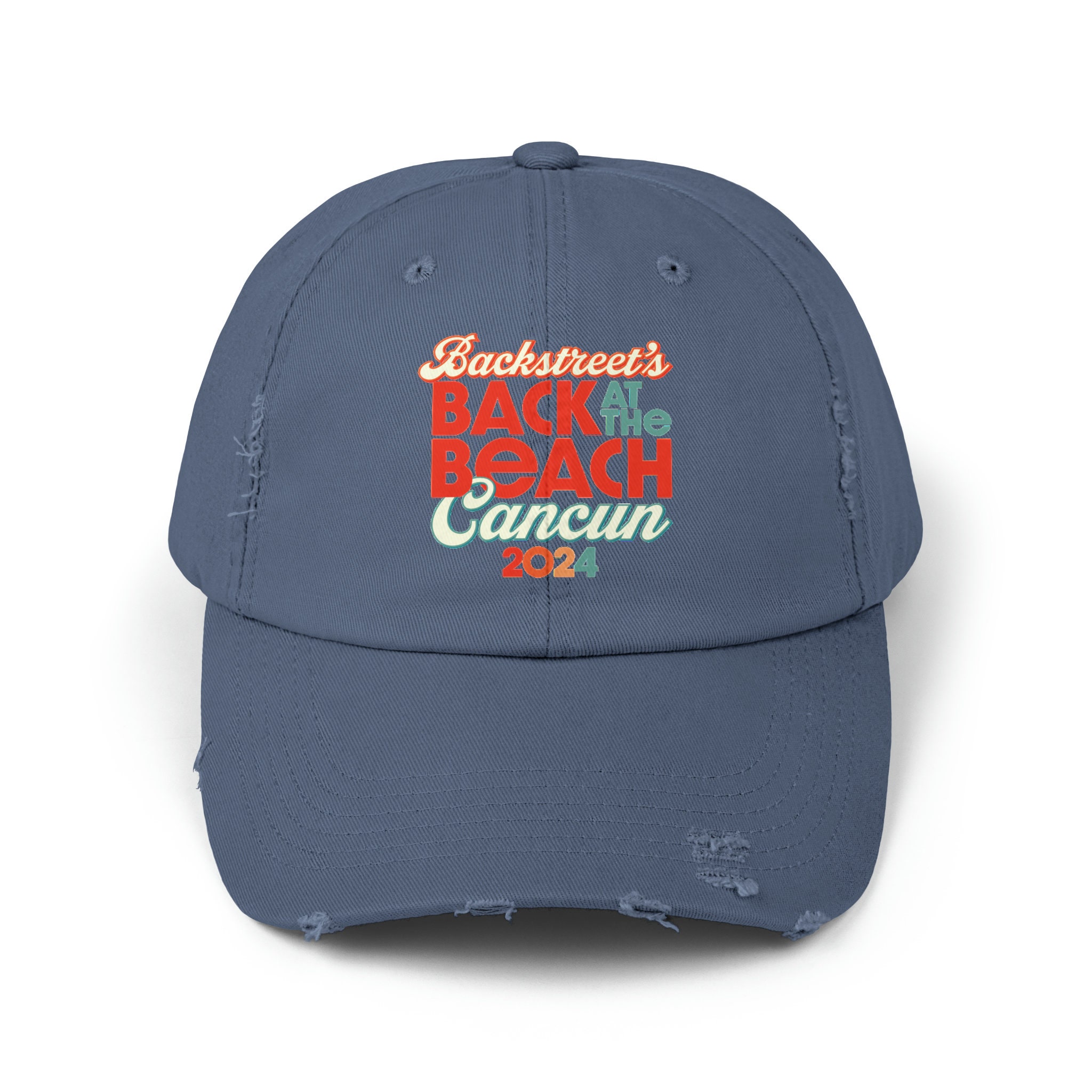 Unisex Distressed Cap Backstreet Boys BSB back at the Beach Cancun ...