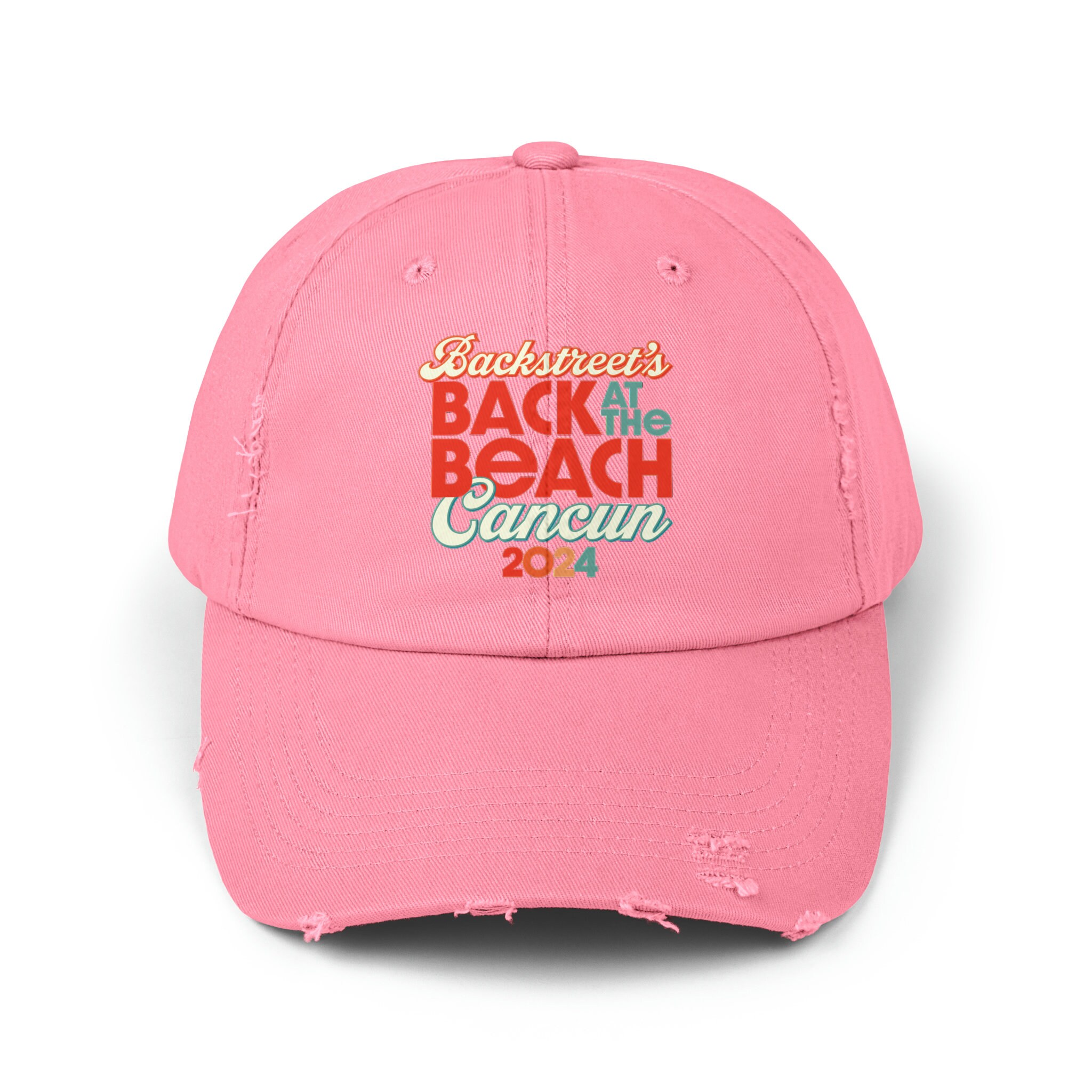 Unisex Distressed Cap Backstreet Boys BSB back at the Beach Cancun ...